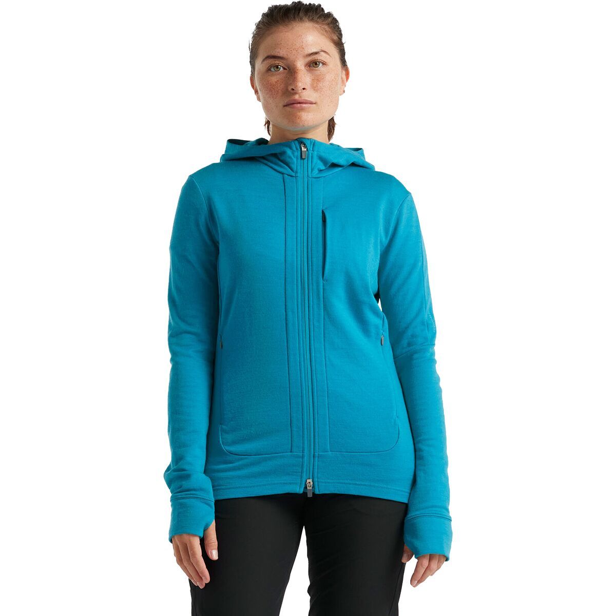 Icebreaker Quantum II Long-Sleeve Zip Hoodie - Women's - Clothing