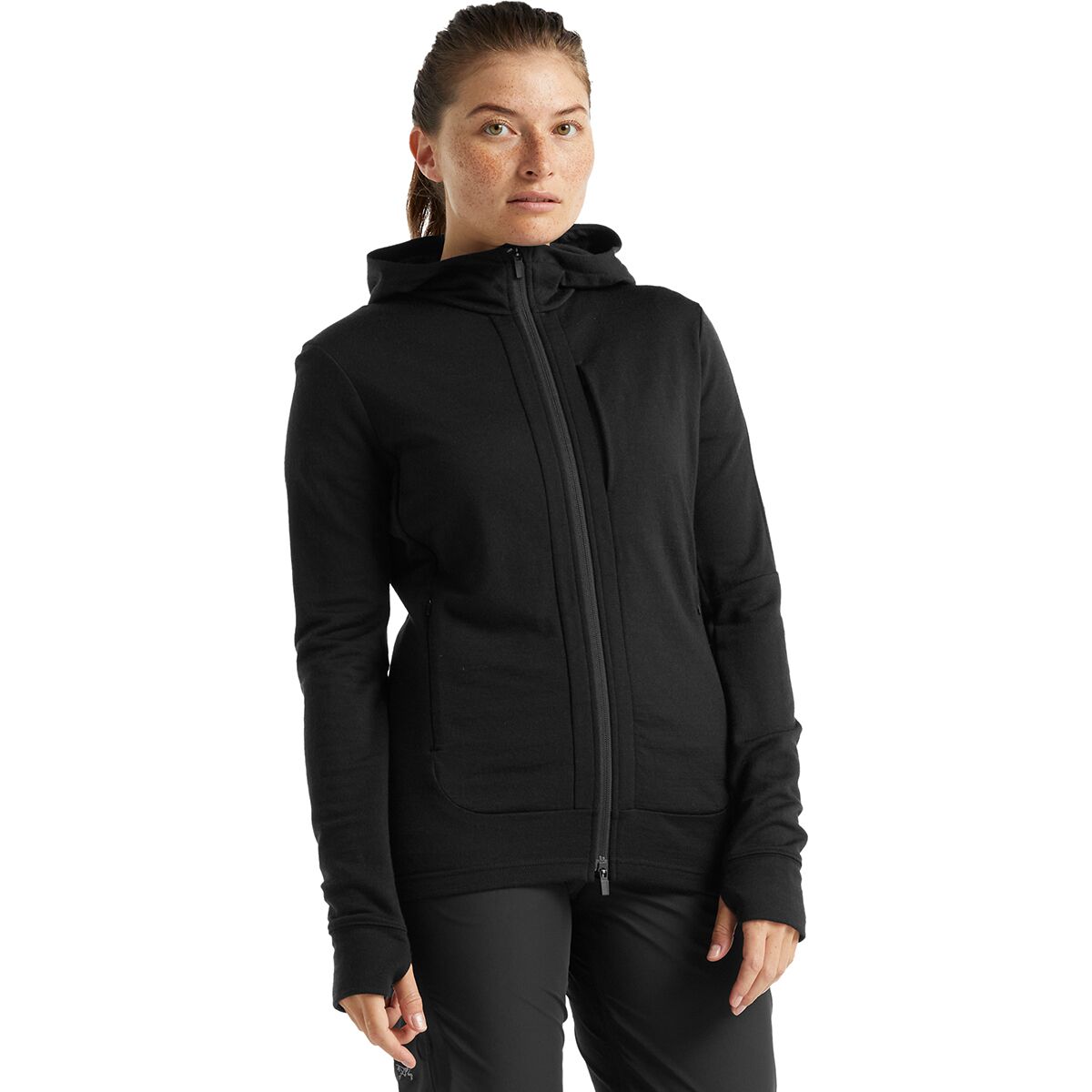 Icebreaker Quantum II Long-Sleeve Zip Hoodie - Women's - Clothing