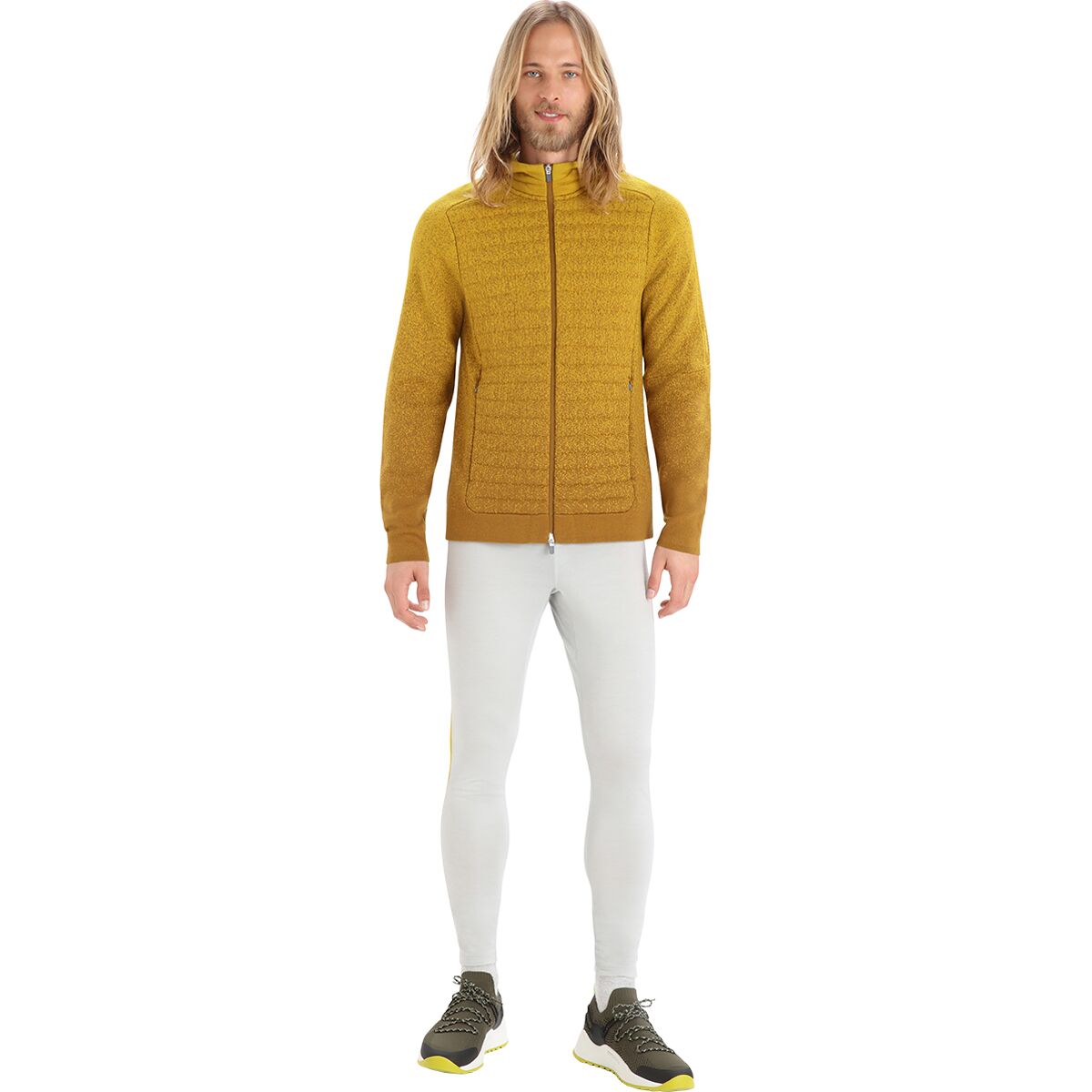 Icebreaker Zoneknit Insulated Into The Deep Zip Hoodie Mens Clothing