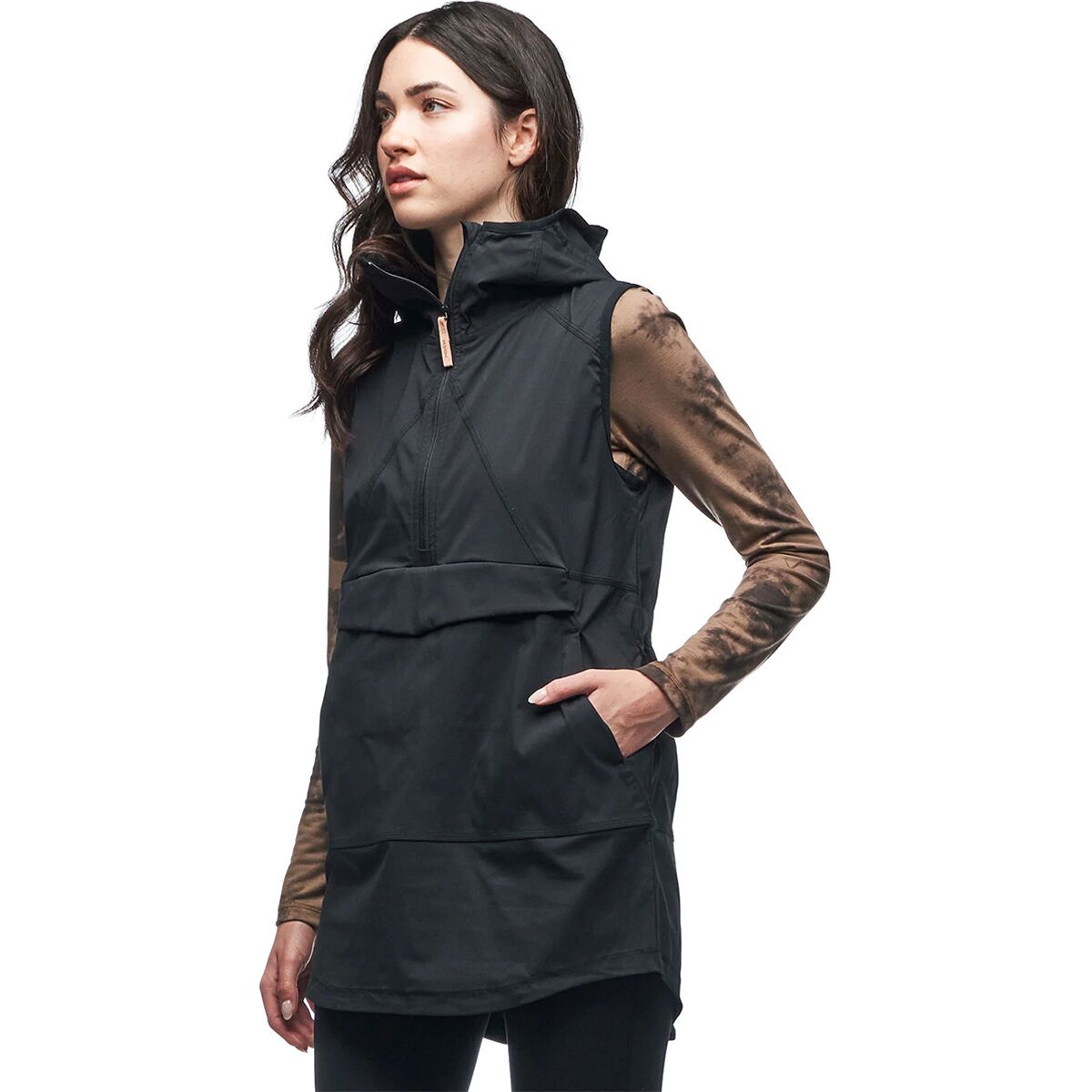 Indyeva Cangur Pullover Hood Vest - Women's - Clothing