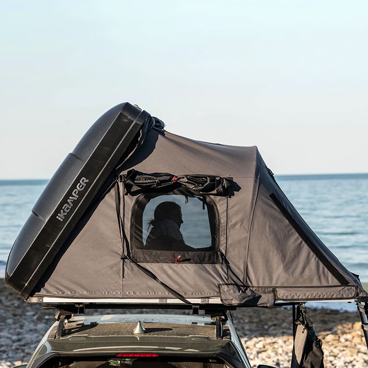 iKamper Skycamp 3.0 Mini Rooftop Tent: 2-Person 4-Season - Hike & Camp