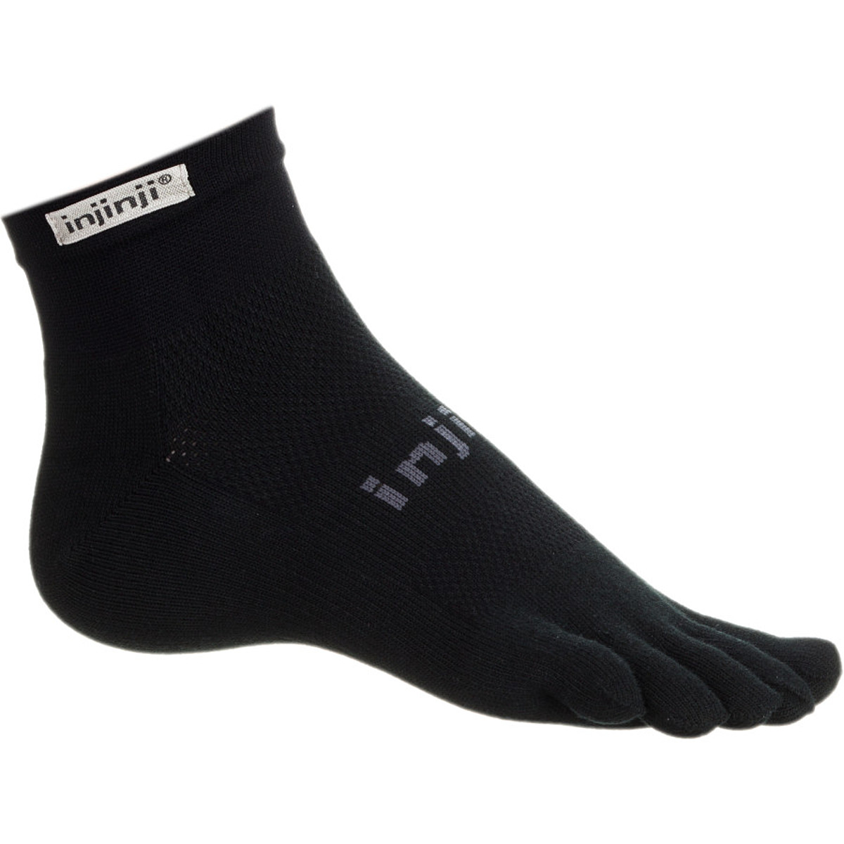 Injinji Run Original Weight Coolmax Mini-Crew Toe Sock - Clothing