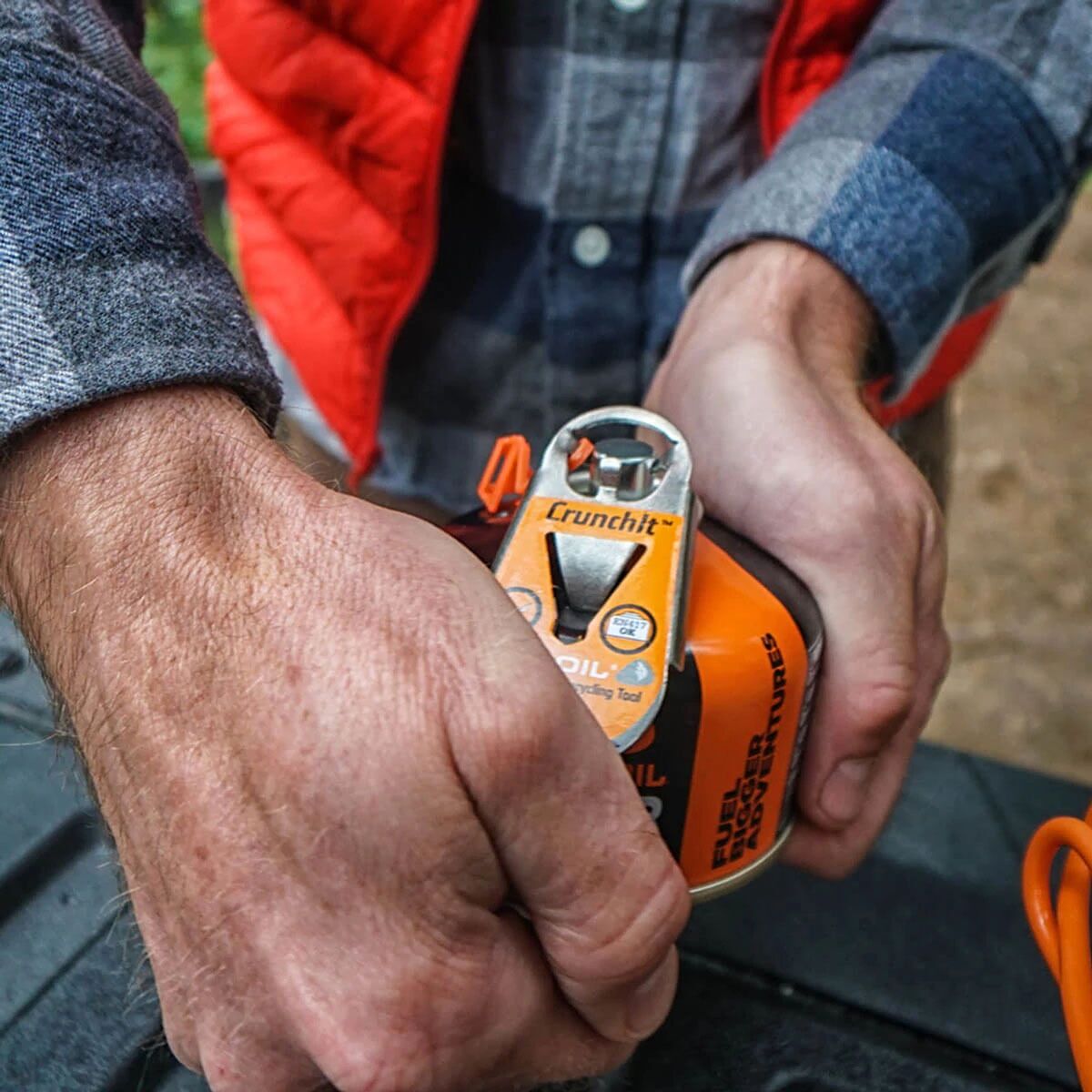 Jetboil Crunchit Fuel Canister Recycling Tool Hike And Camp