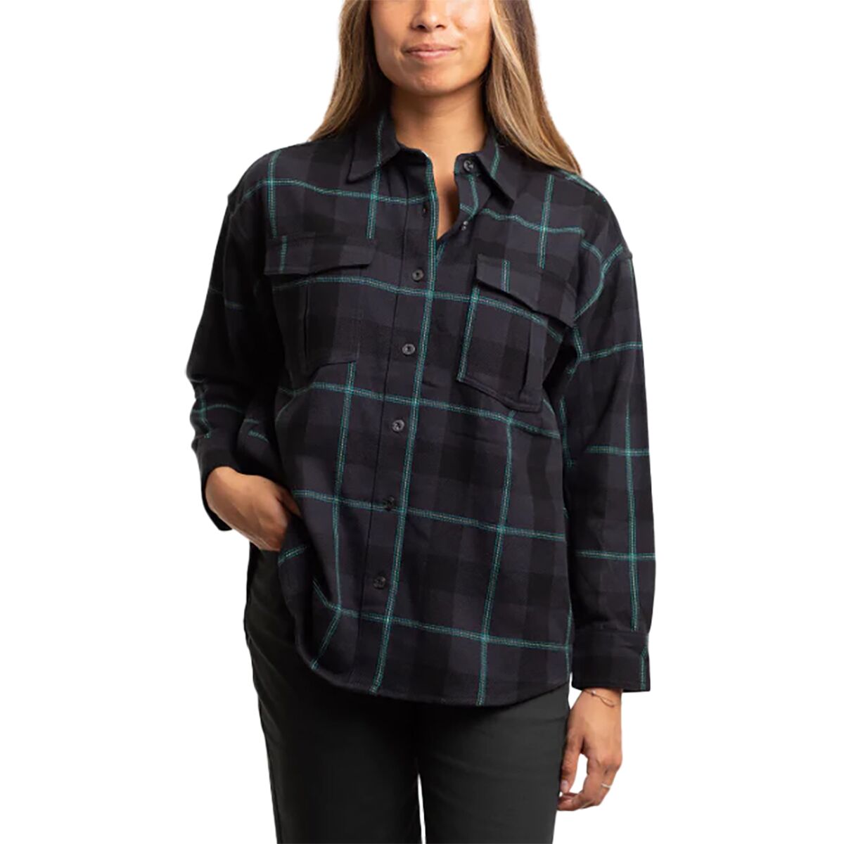 Jetty Anchor Flannel - Women's - Clothing