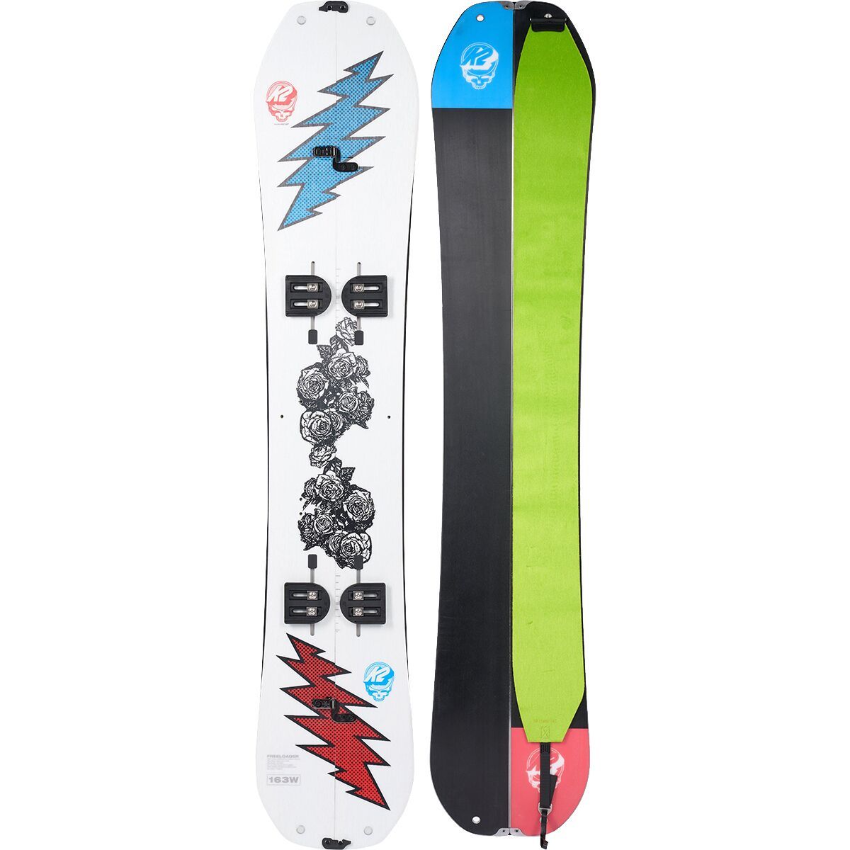 K2 Freeloader Grateful Dead QS Split Snowboard Package - 2023 - Snowboard