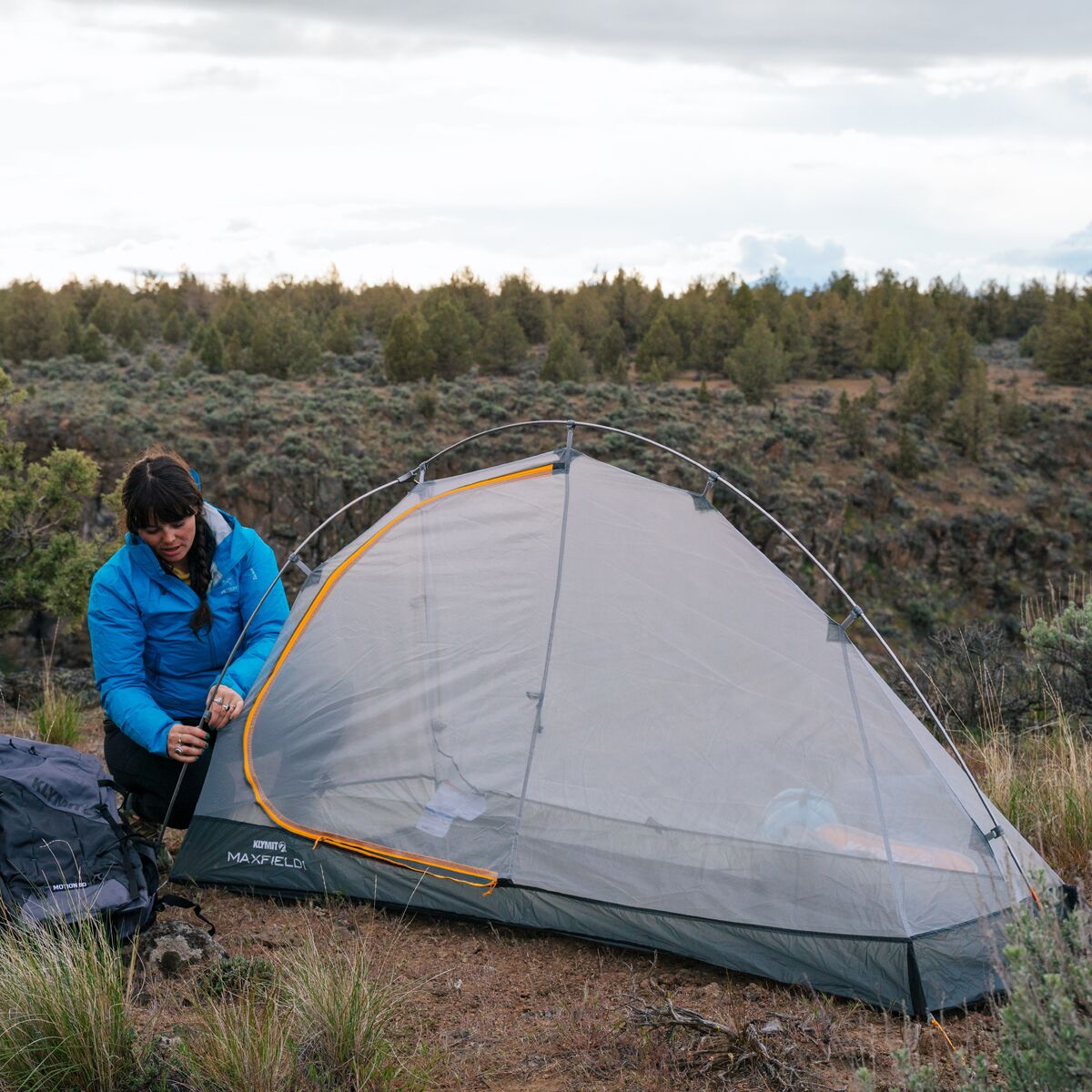 Klymit Maxfield Tent: 1-Person 3-Season - Hike & Camp