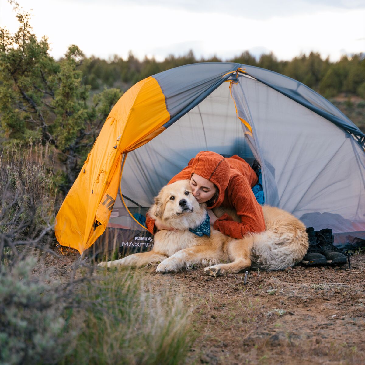 Klymit Maxfield Tent: 1-Person 3-Season - Hike & Camp