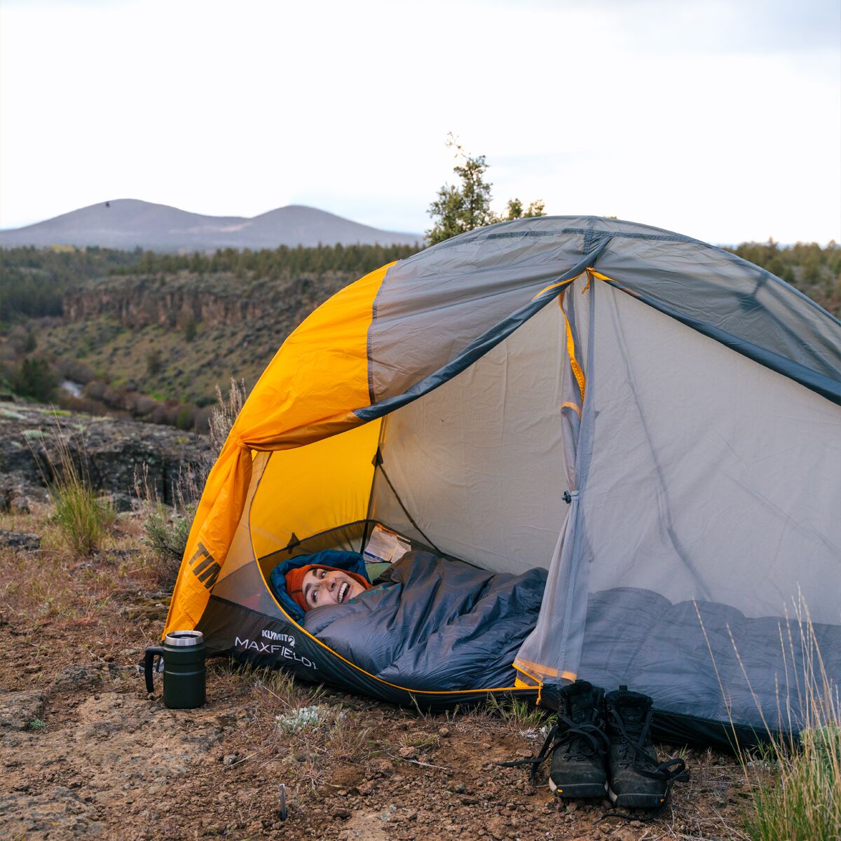 Klymit Maxfield Tent: 1-Person 3-Season - Hike & Camp