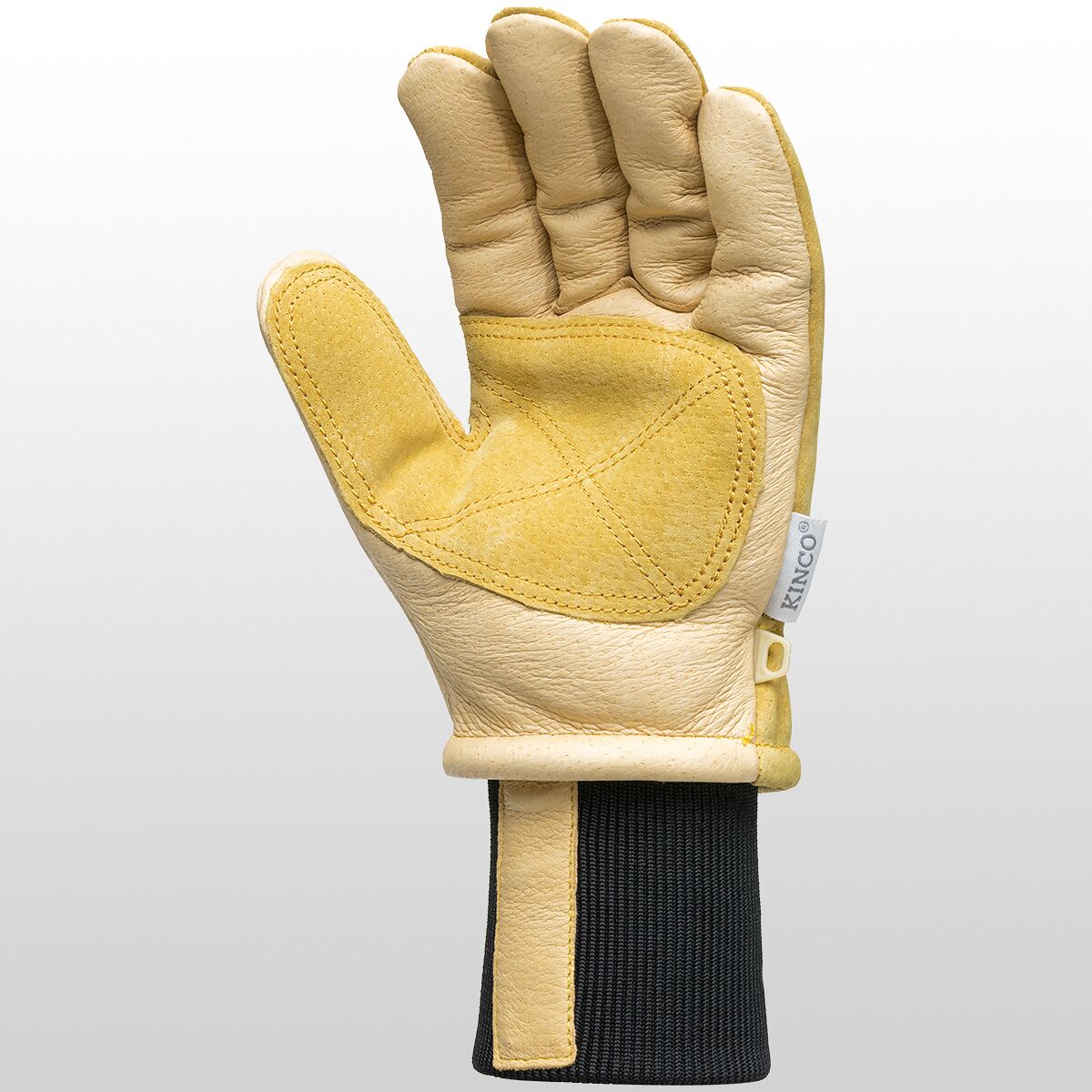 Kinco Lined Premium Grain & Suede Pigskin Ski Glove + Omni-Cuff - Ski