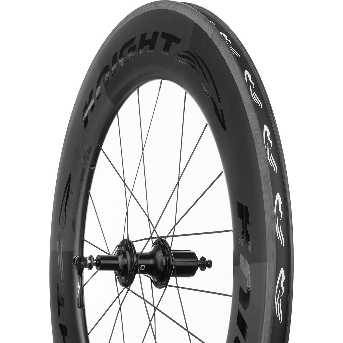 Knight 95 Carbon Fibre/Aivee SR5 Road Wheelset - Clincher - Bike