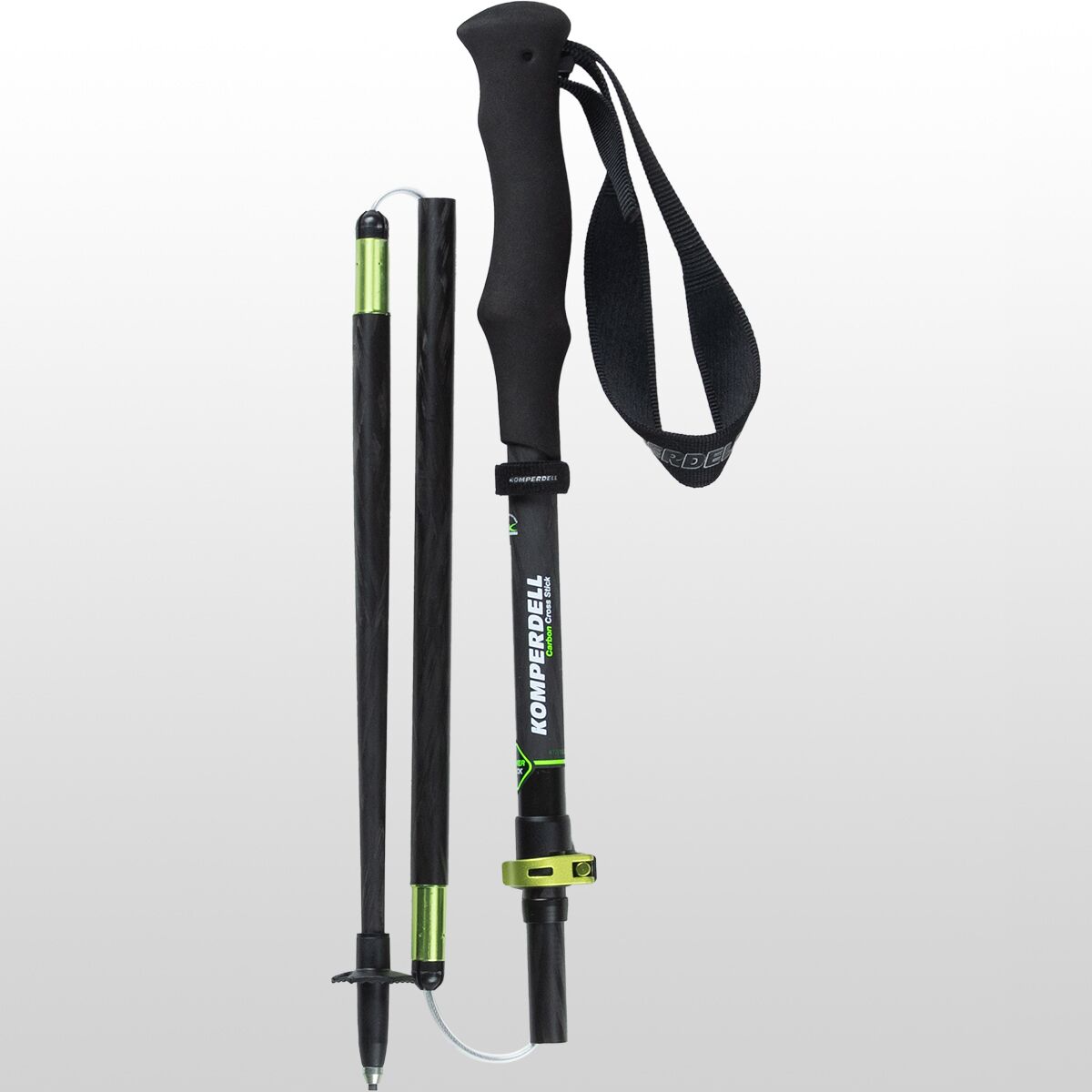 Komperdell Carbon CROSSSTICK VARIO COMPACT Folding Trekking Pole - Hike ...
