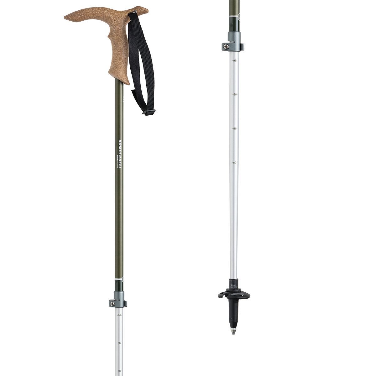 Komperdell Walker Powerlock Single Walking Staff - Hike & Camp