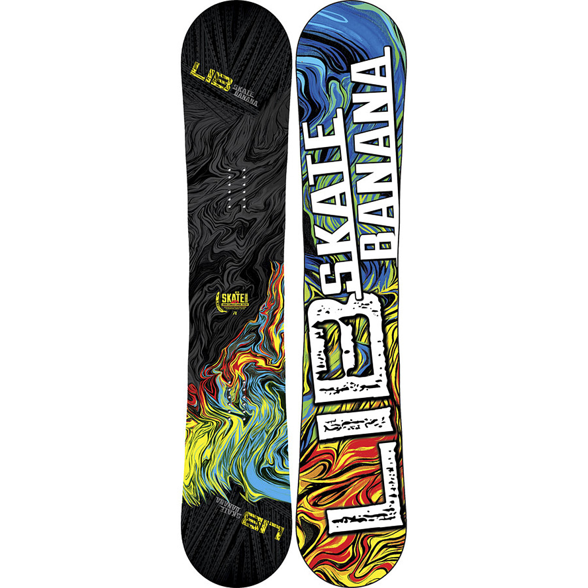 Lib Technologies Skate Banana BTX Snowboard - Assorted Bananas - Wide ...