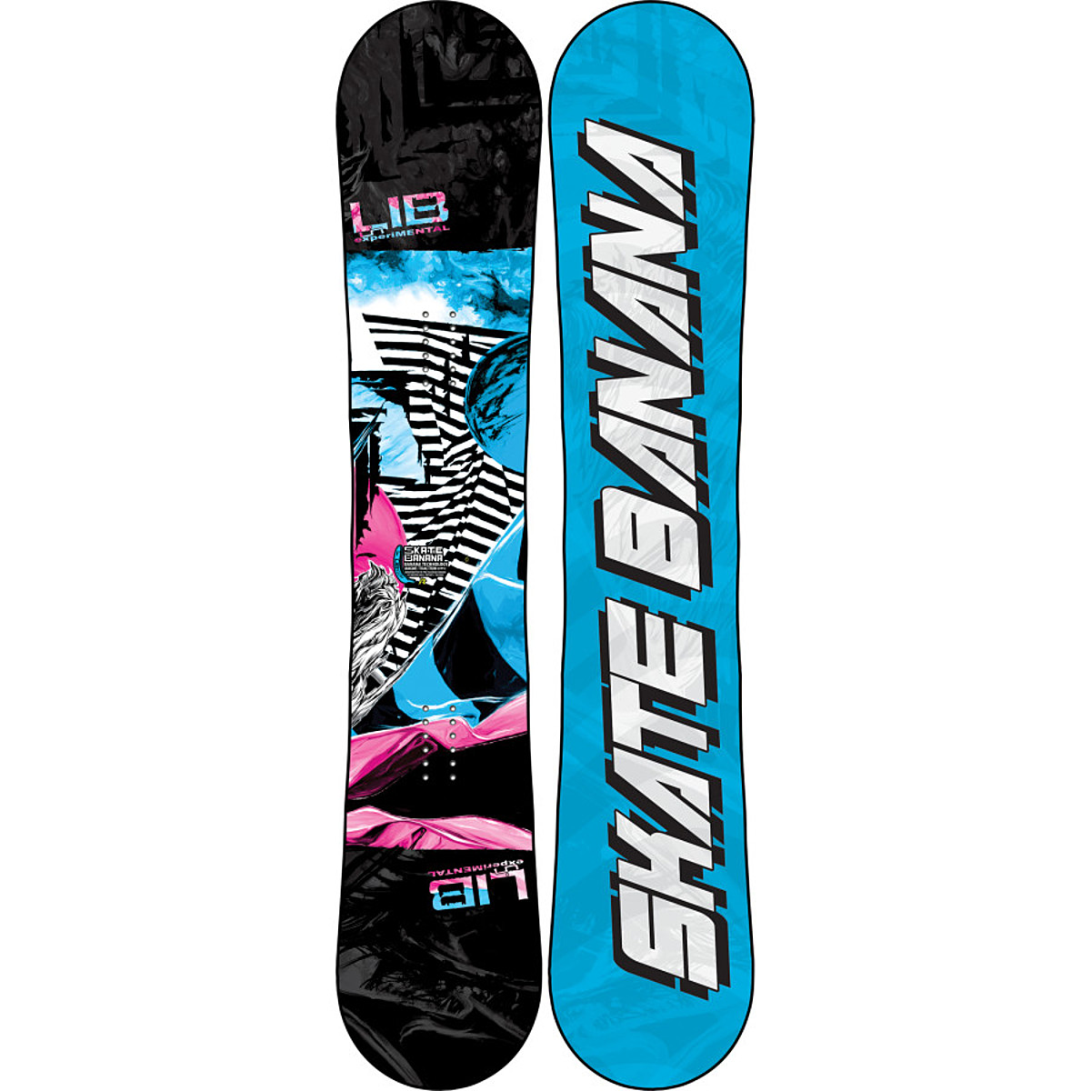Lib Technologies Skate Banana BTX Snowboard - Assorted Bananas - Snowboard