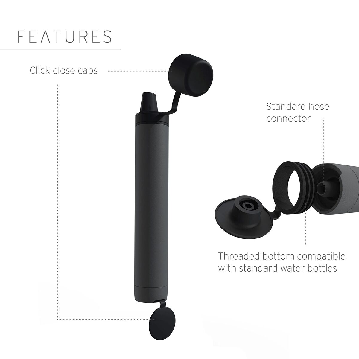 LifeStraw Lifestraw Peak Series Straw - Hike & Camp