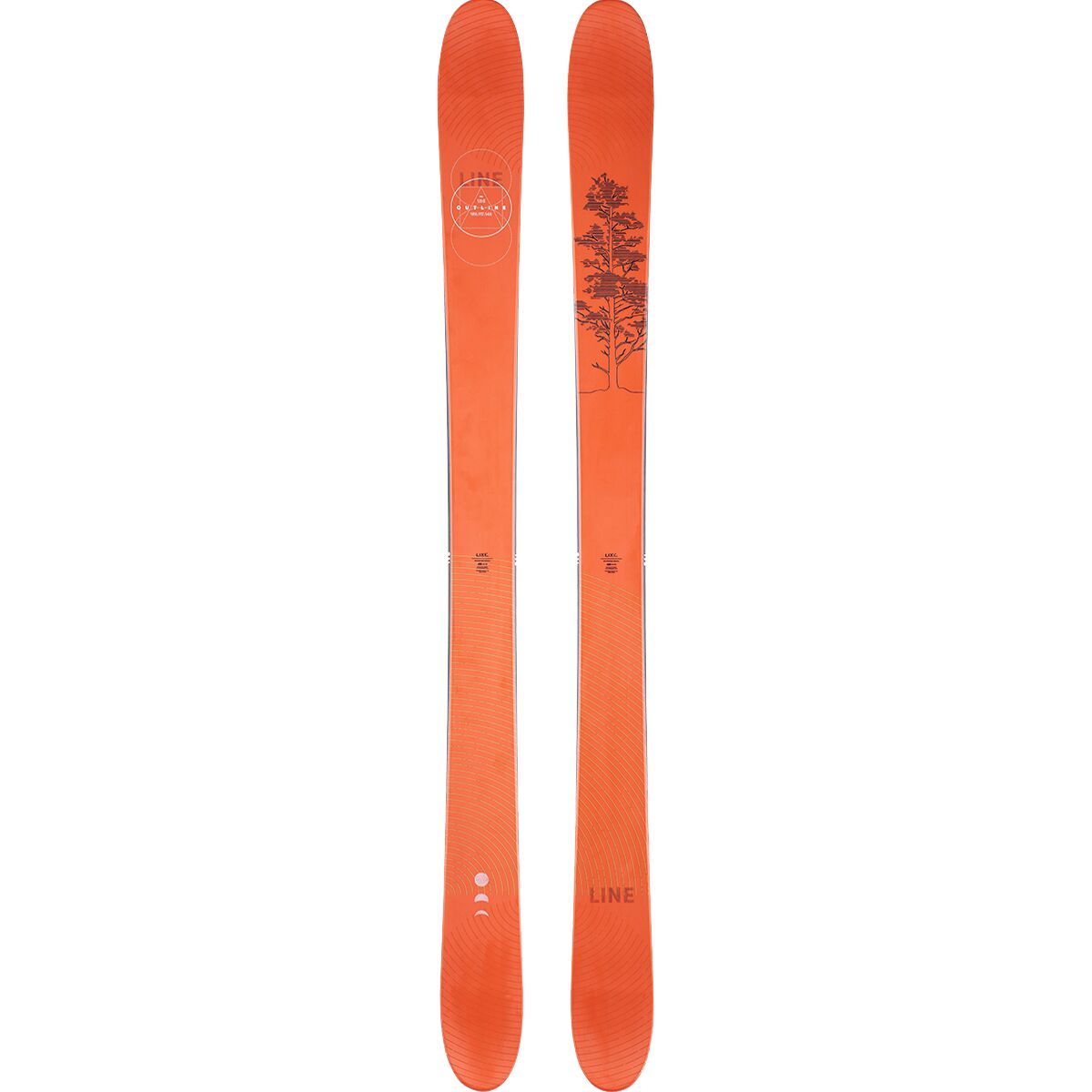 Line Outline Ski - Ski