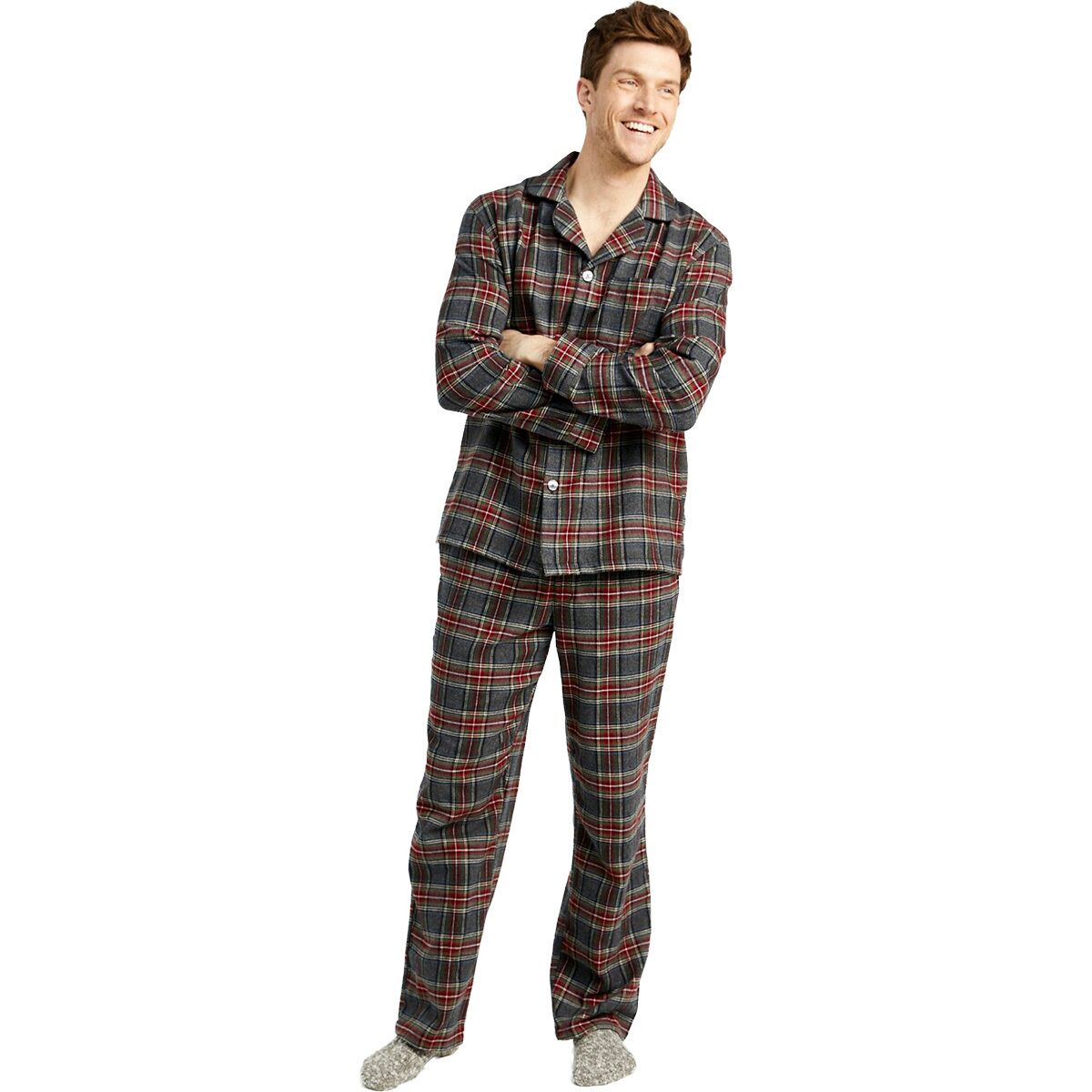 L.L.Bean Scotch Plaid Flannel Pajamas - Men's - Clothing