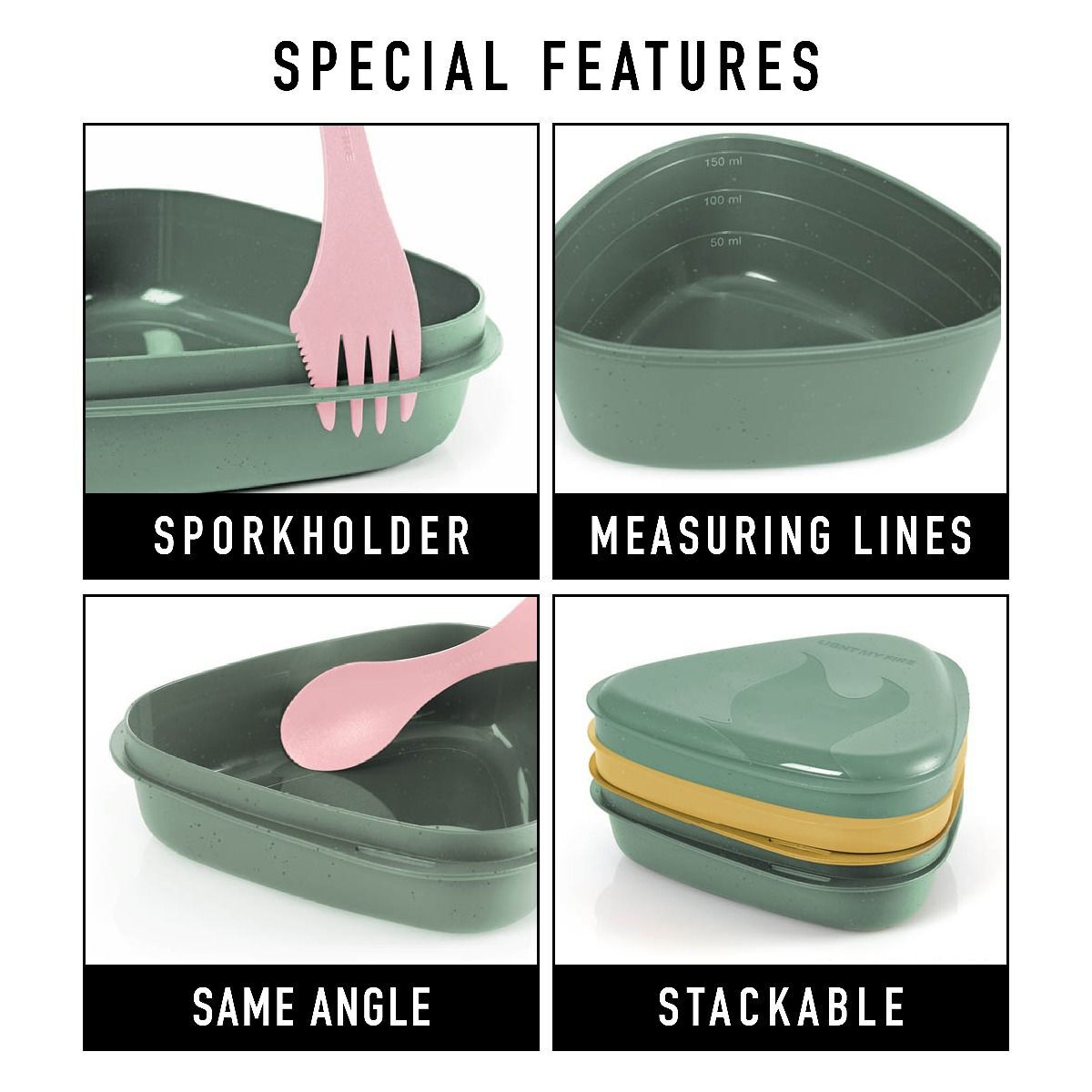 Light My Fire Lunch Kit - 6-Piece - Hike & Camp