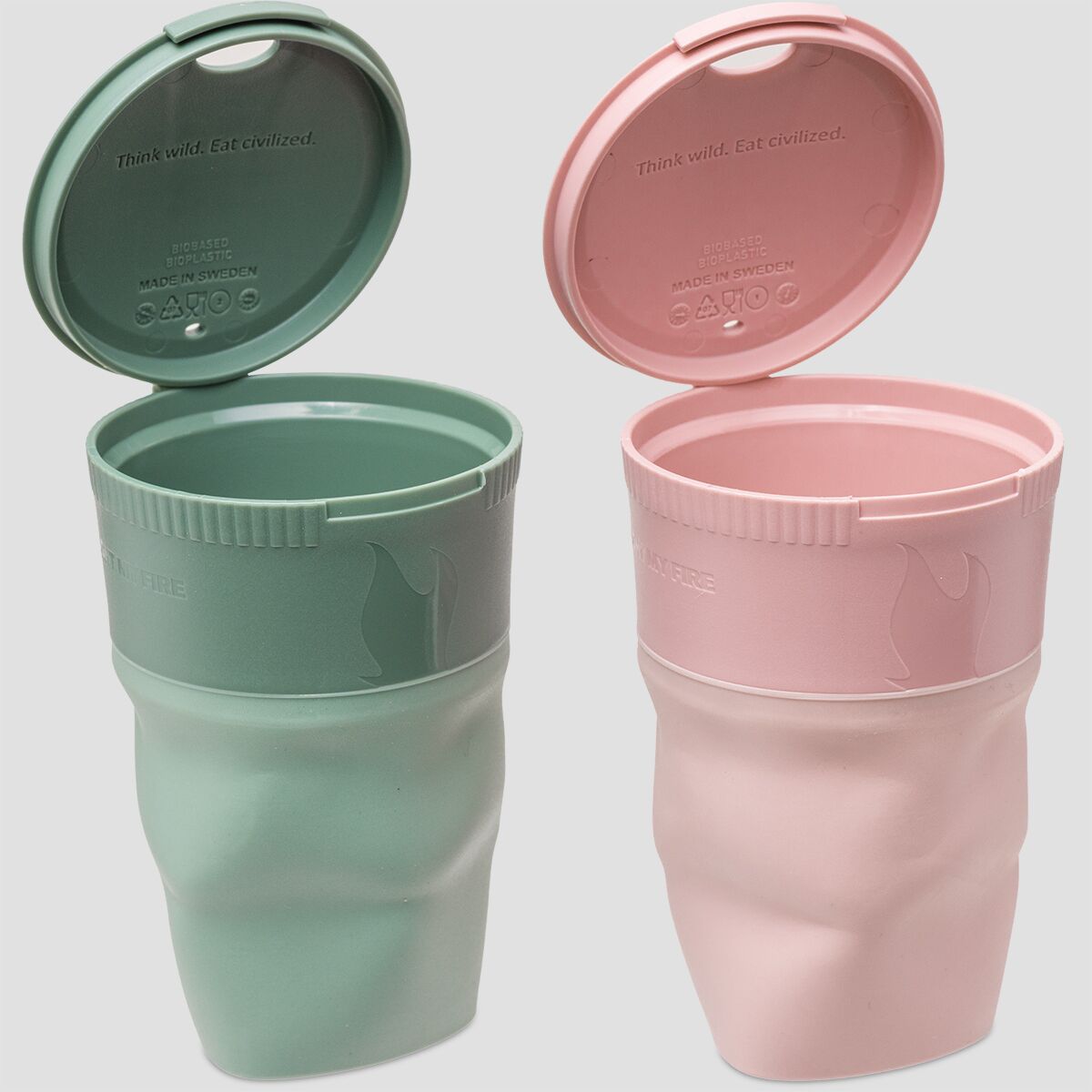 Light My Fire Pack-Up-Cup - 2-Pack - Hike & Camp