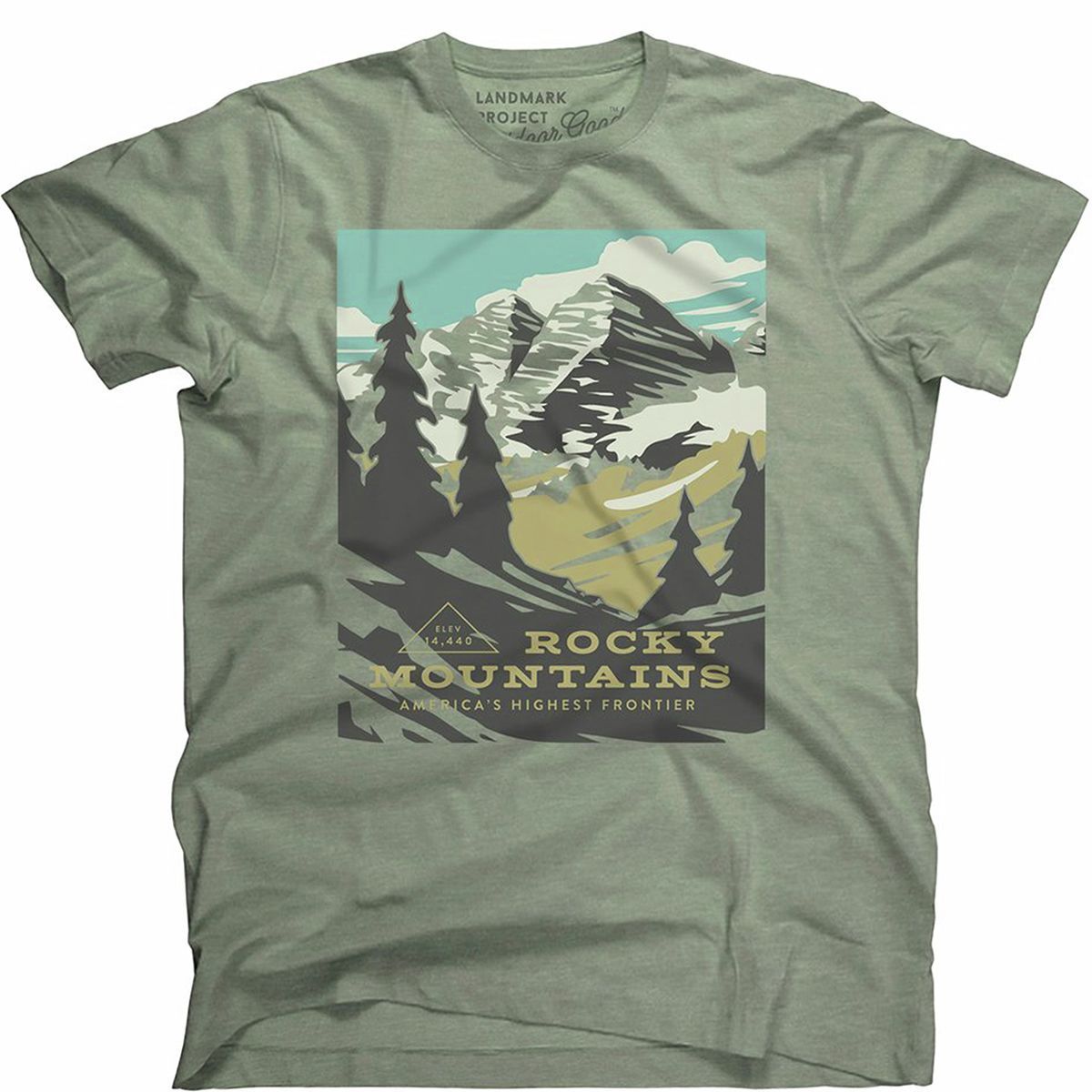 Landmark Project Rocky Mountains Short-Sleeve T-Shirt - Men's - Clothing