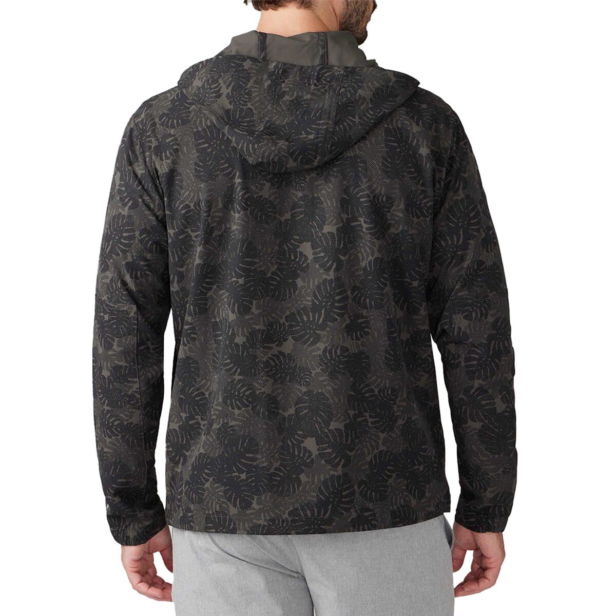 Linksoul Solana Full-Zip Print Hooded Windbreaker Jacket - Men's - Clothing