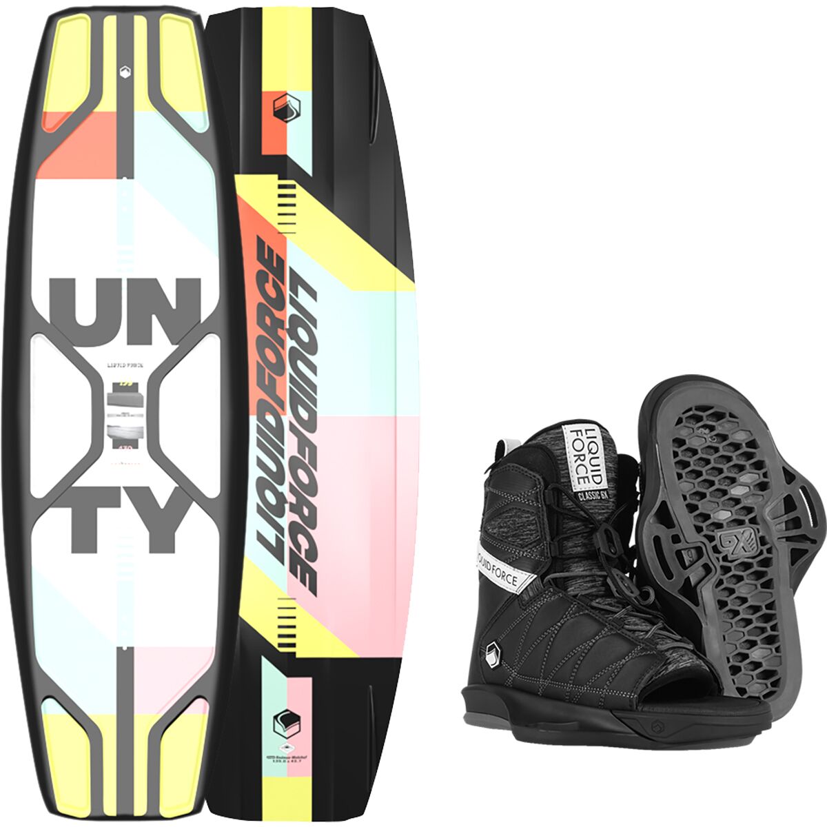 Liquid Force Unity Wakeboard + Classic 6X OT Boot - Wake