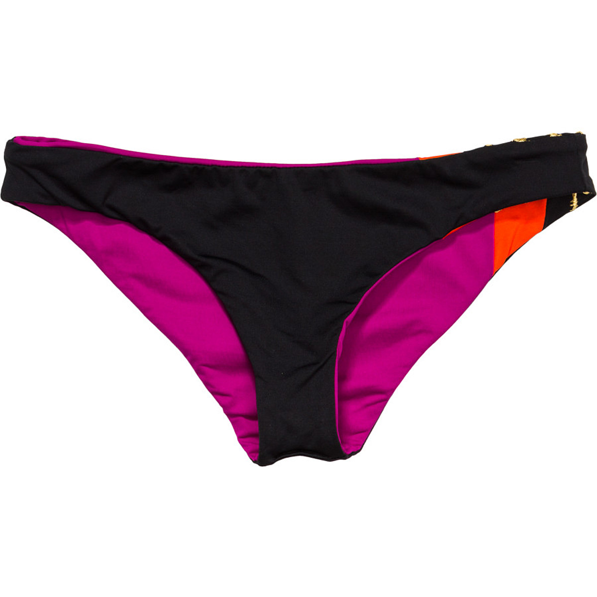 L Space Color Blocked Geo Hipster Classic Reversible Bikini Bottom ...