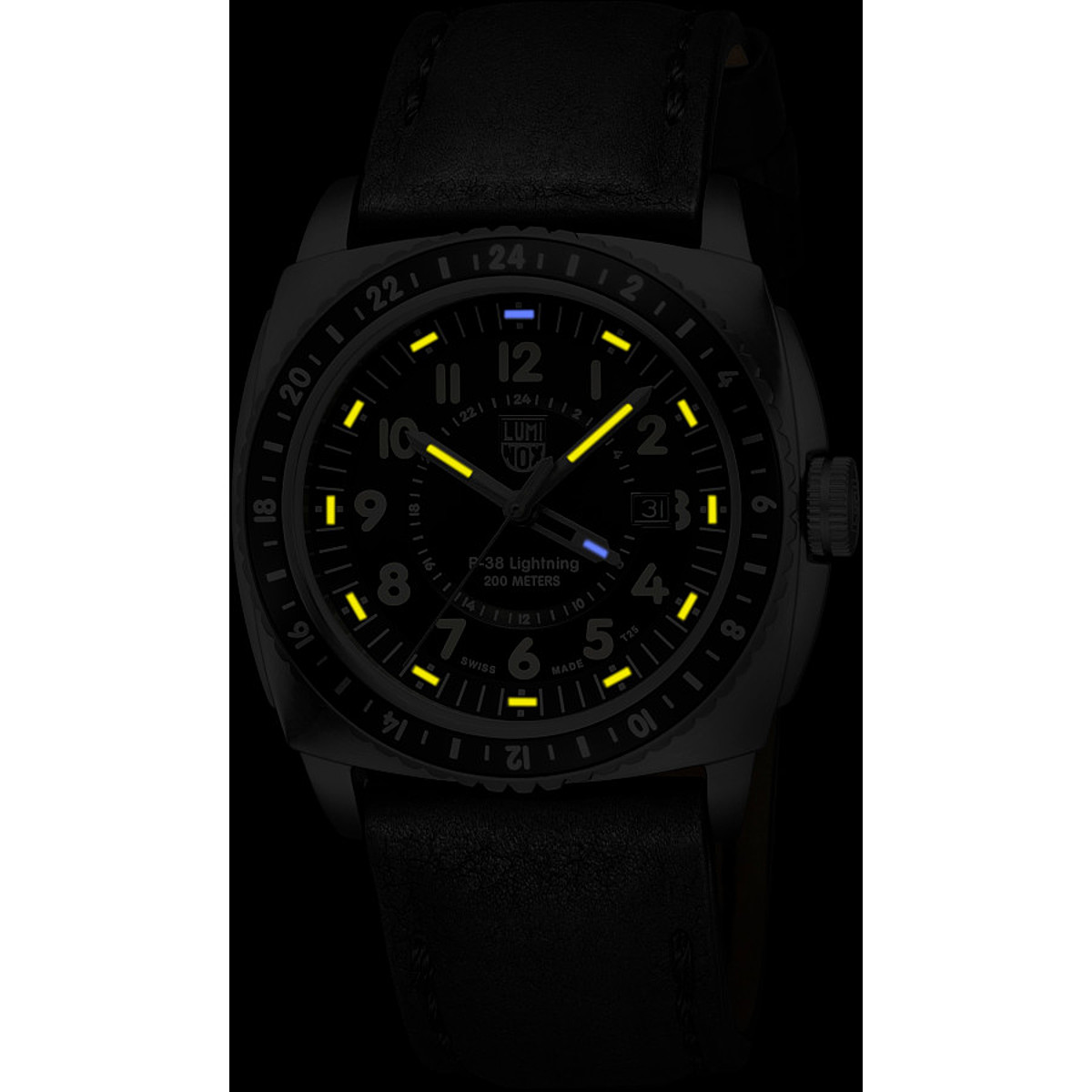 Luminox P-38 Lightning Chronograph 9440 Series 44mm Watch - Accessories