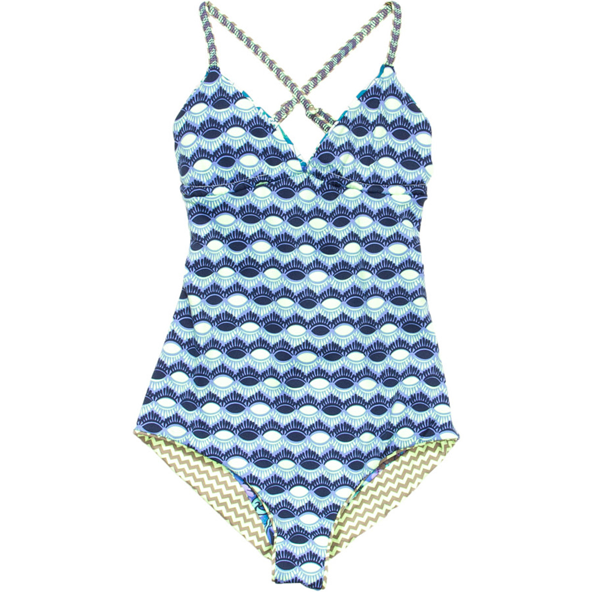 Maaji Blue Box One-Piece Swimsuit - Women's - Clothing