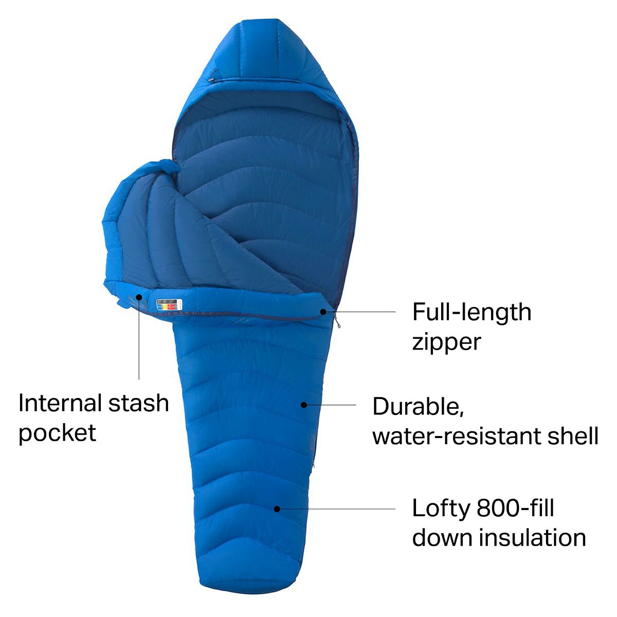 Marmot Helium Sleeping Bag: 15F Down - Hike & Camp