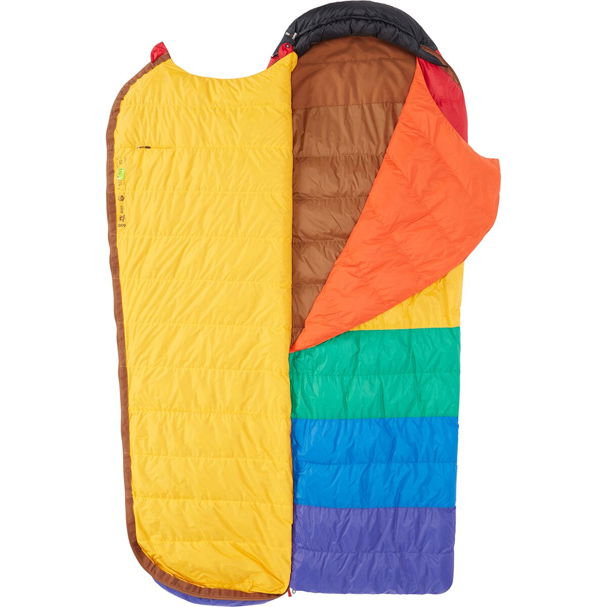Marmot Rainbow Yolla Bolly 30 Sleeping Bag: 30F Down - Hike & Camp