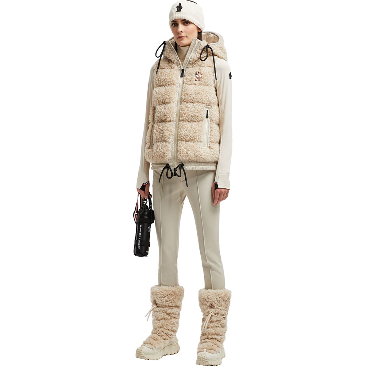 Moncler Grenoble Insulated Teddy Fleece Full-Zip Vest - Women's - Clothing