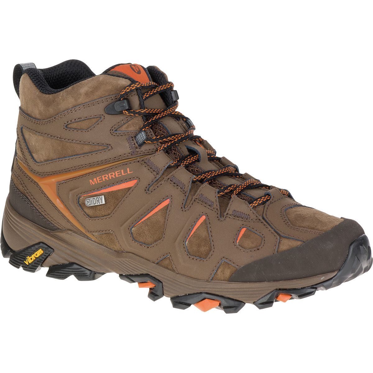 Merrell Moab FST Leather Mid Waterproof Hiking Boot - Men's - Footwear
