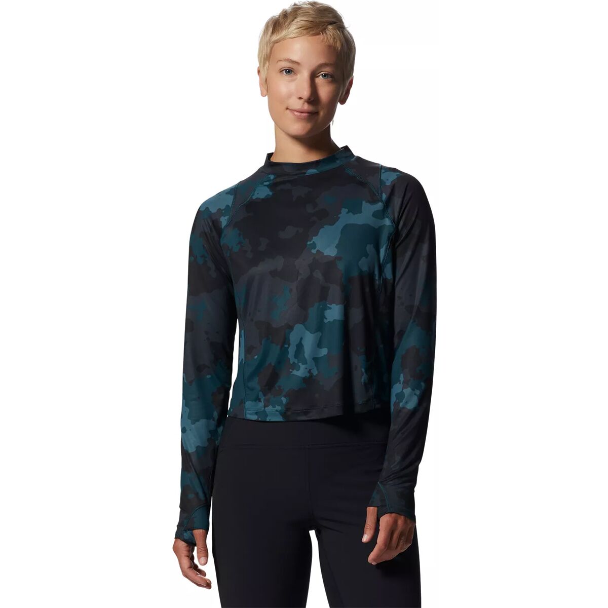 Mountain Hardwear Crater Lake Long-Sleeve Crop Top - Women's - Clothing
