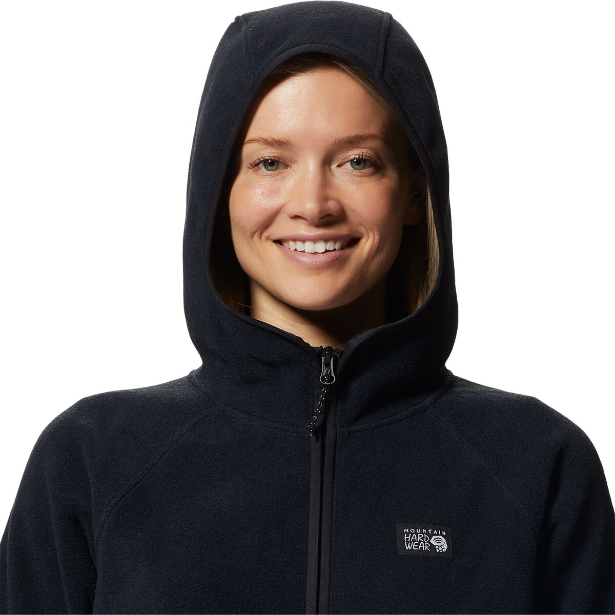 Mountain Hardwear Polartec Double Brushed Full-Zip Hooded Jacket ...