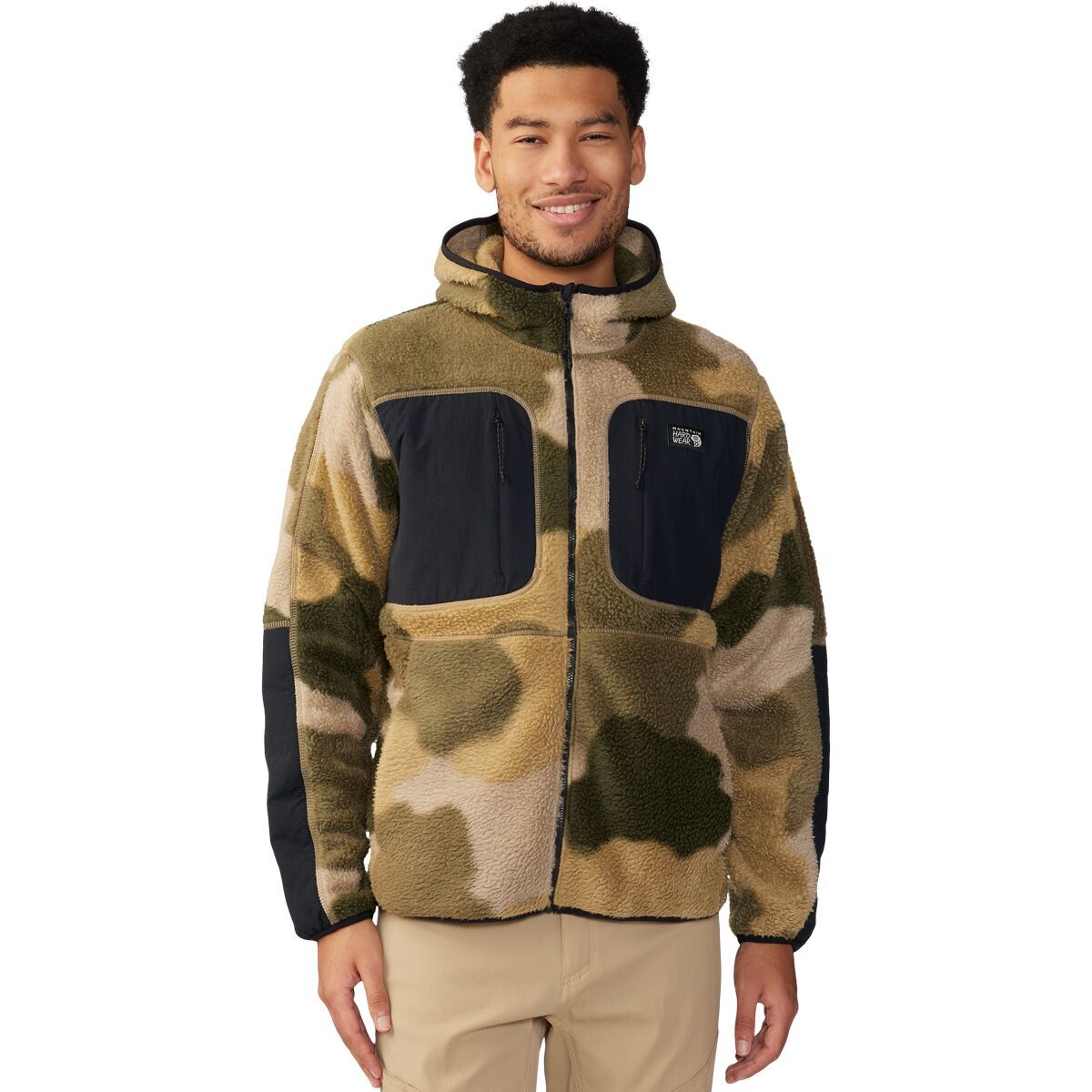 Mountain Hardwear HiCamp Fleece Printed Hooded Jacket - Men's - Clothing