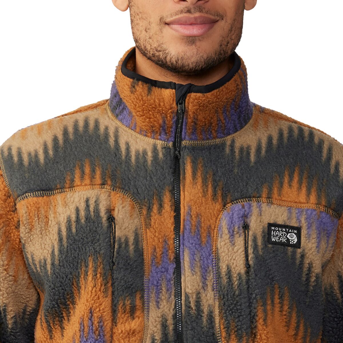 Mountain Hardwear HiCamp Fleece Printed Pullover - Men's - Clothing