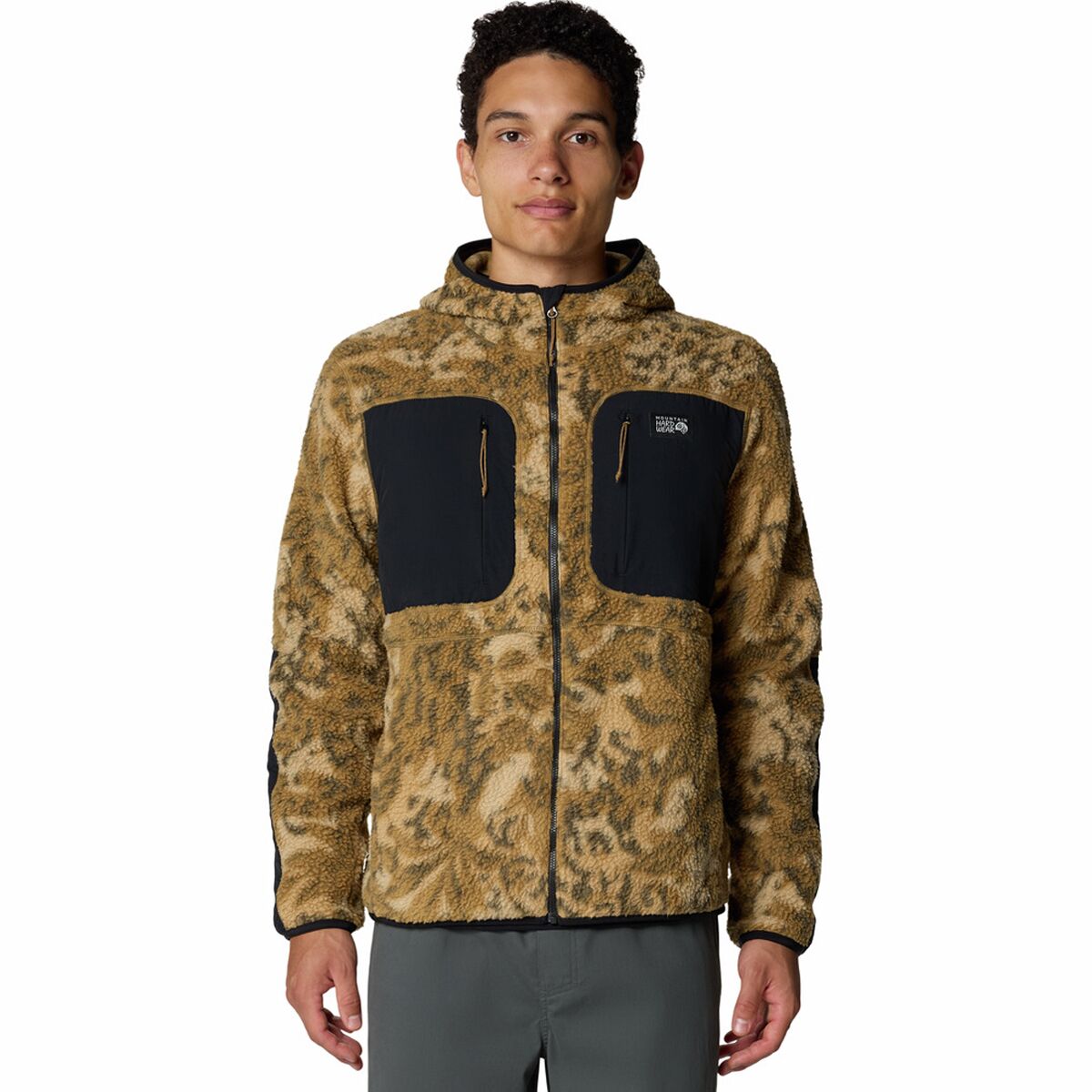 Mountain Hardwear HiCamp Fleece Printed Hooded Jacket - Men's - Clothing