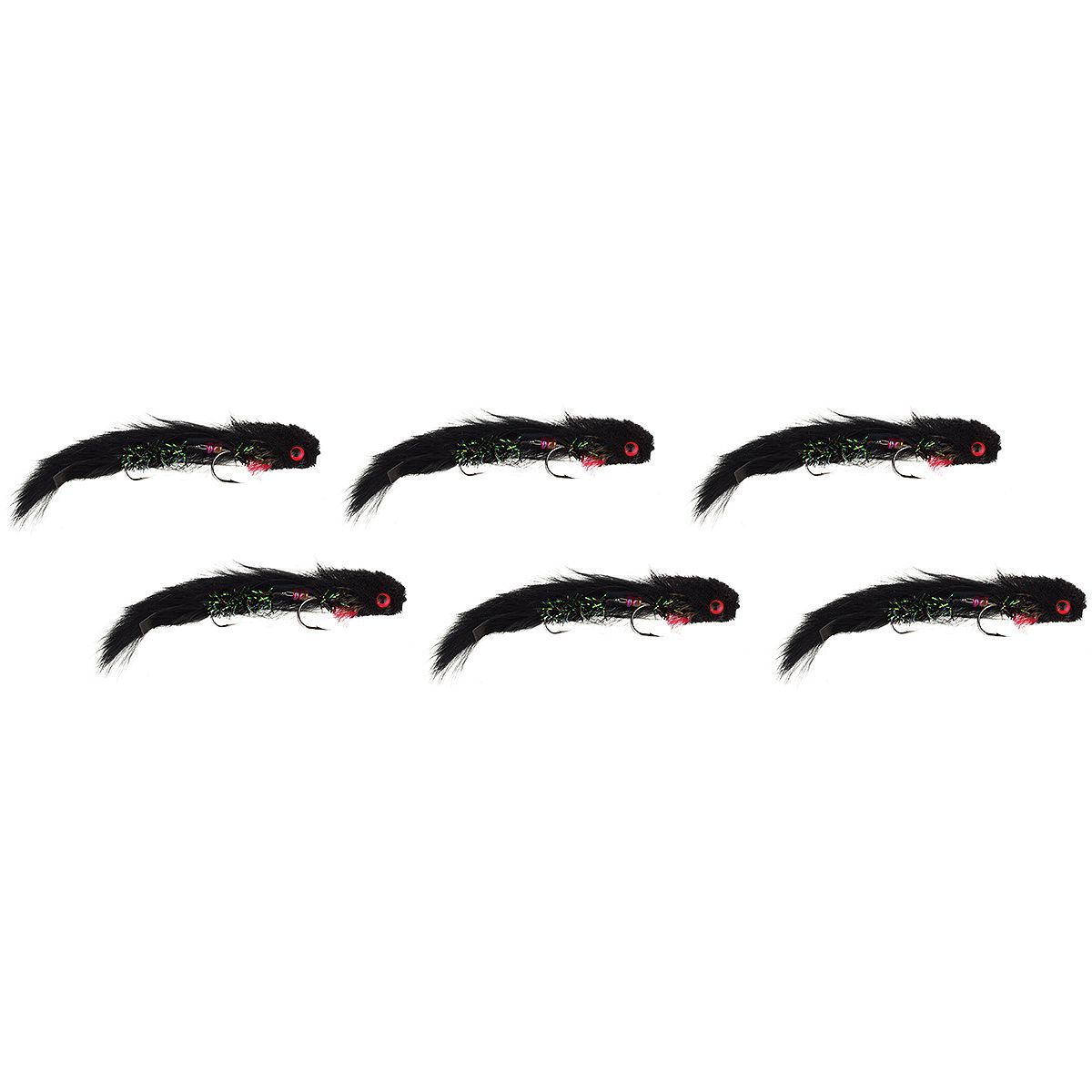 Montana Fly Company Galloup's Articulated Butt Monkey -6 Pack - Fishing