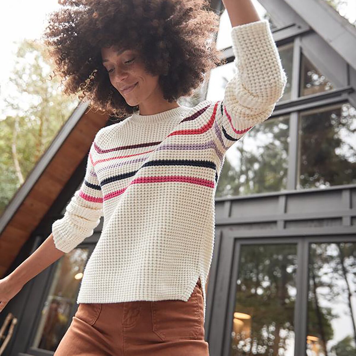 Marine Layer Delaney Stripe Pullover Sweatshirt - Women's - Clothing