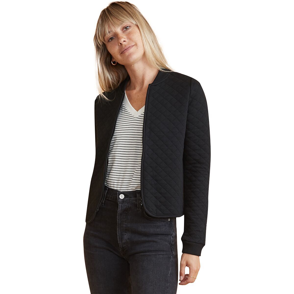 Marine Layer Mya Quilted Swing Bomber Jacket - Women's - Clothing