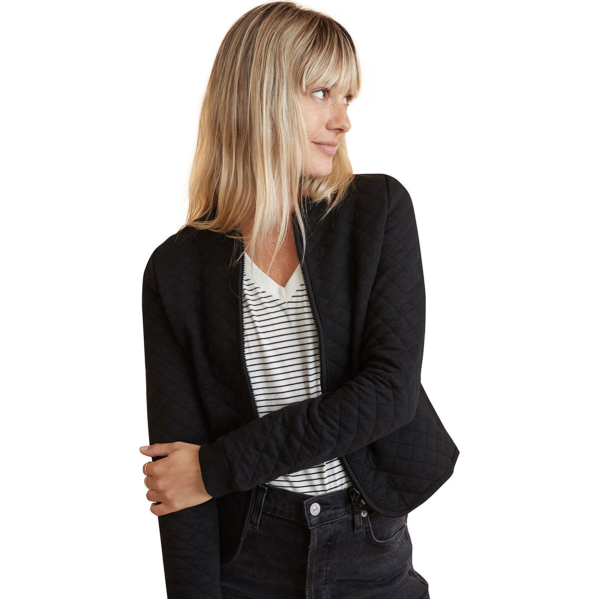 Marine Layer Mya Quilted Swing Bomber Jacket - Women's - Clothing