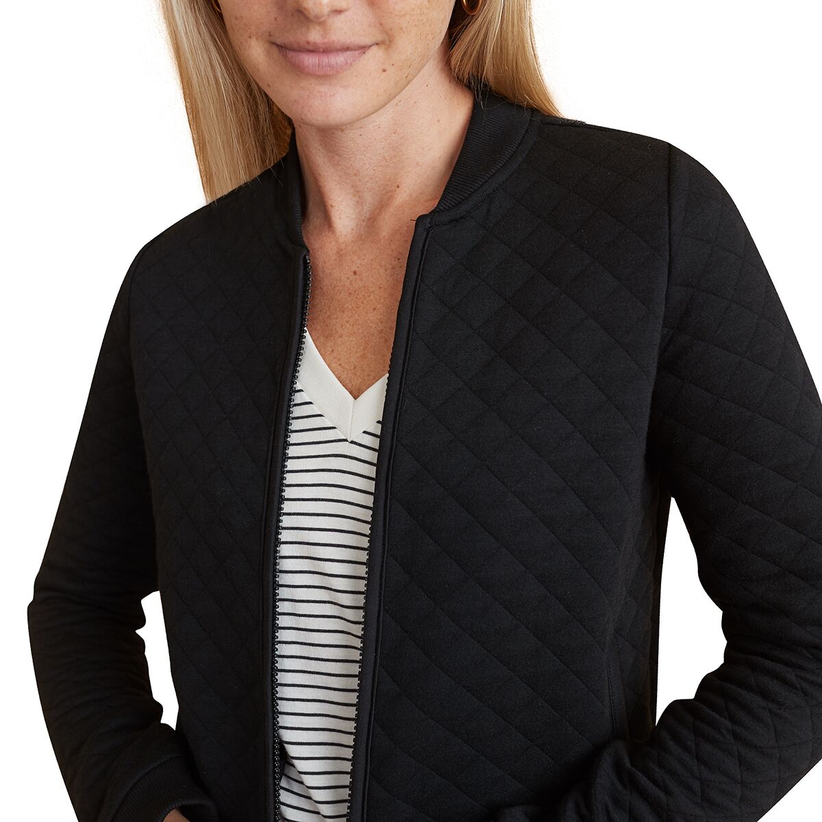 Marine Layer Mya Quilted Swing Bomber Jacket - Women's - Clothing