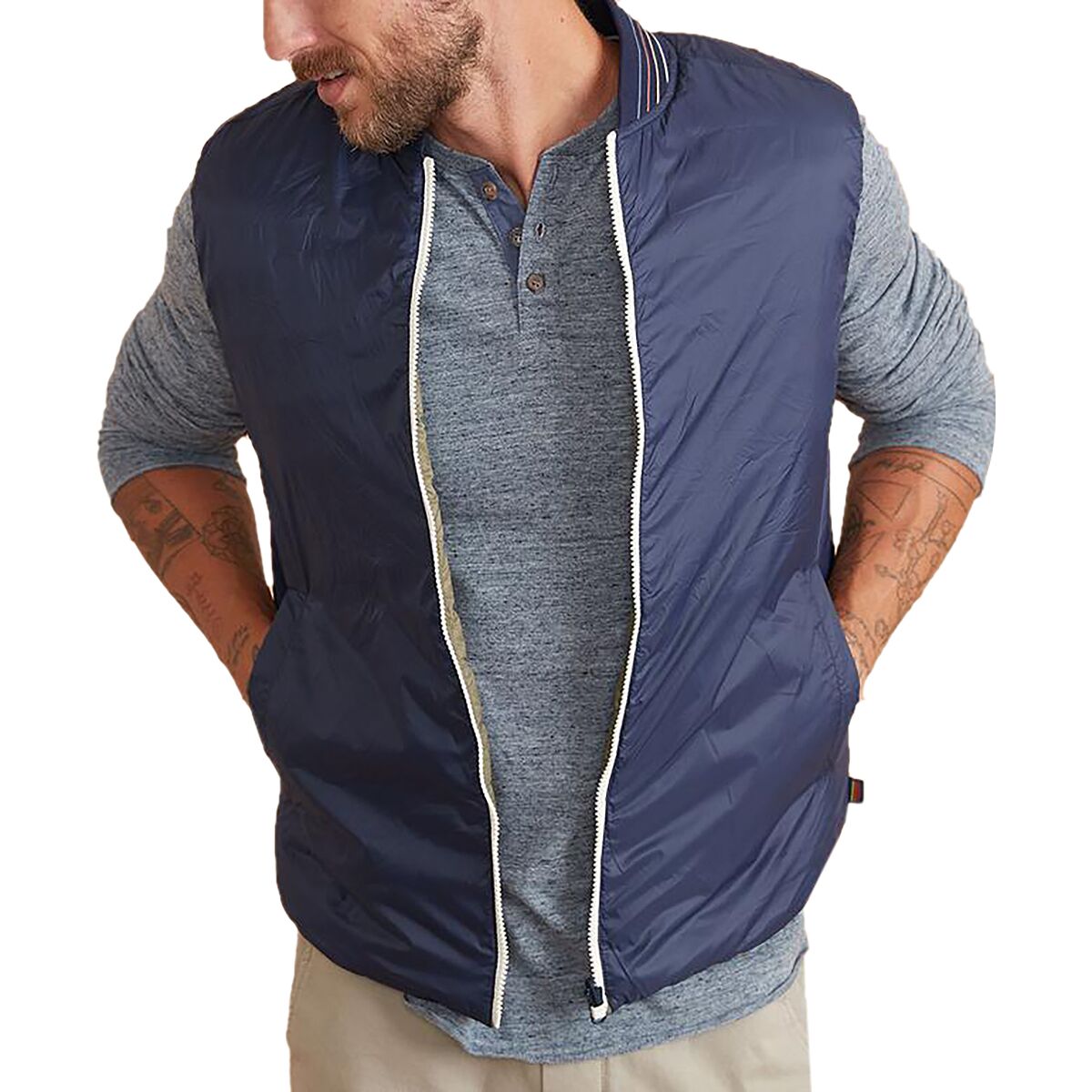 Marine Layer Vail Reversible Puffer Vest - Men's - Clothing