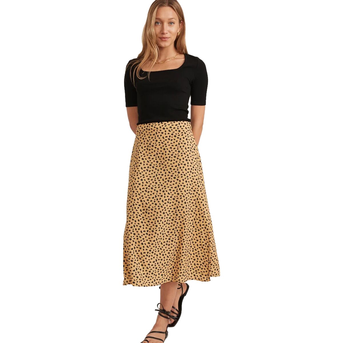 Marine Layer Ryan Midi Slip Skirt - Women's - Clothing
