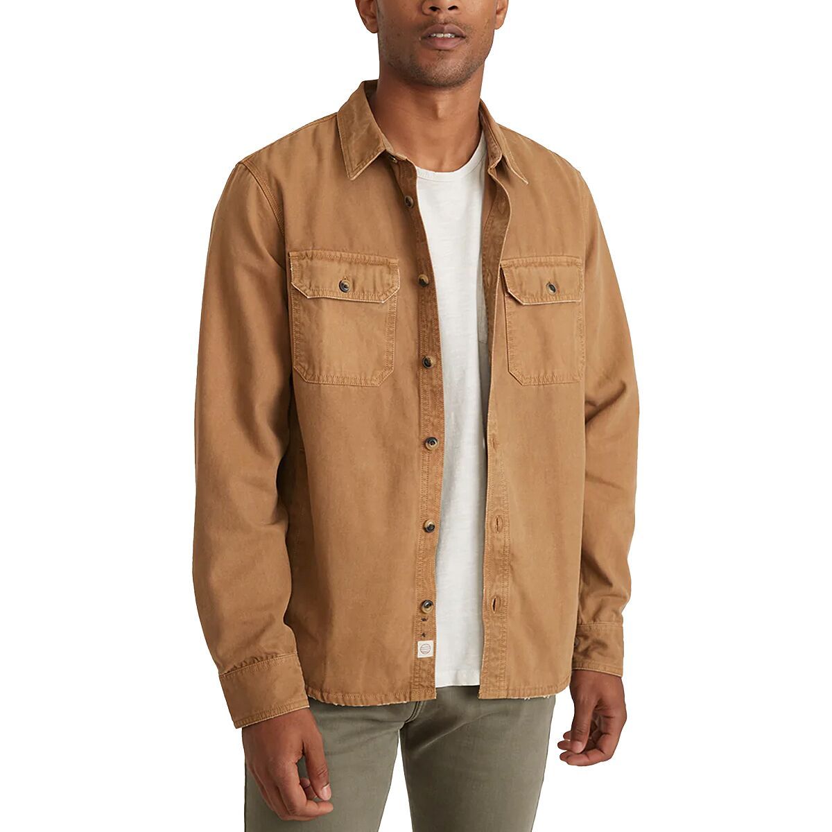 Marine Layer Broken In Canvas Overshirt - Men's - Clothing
