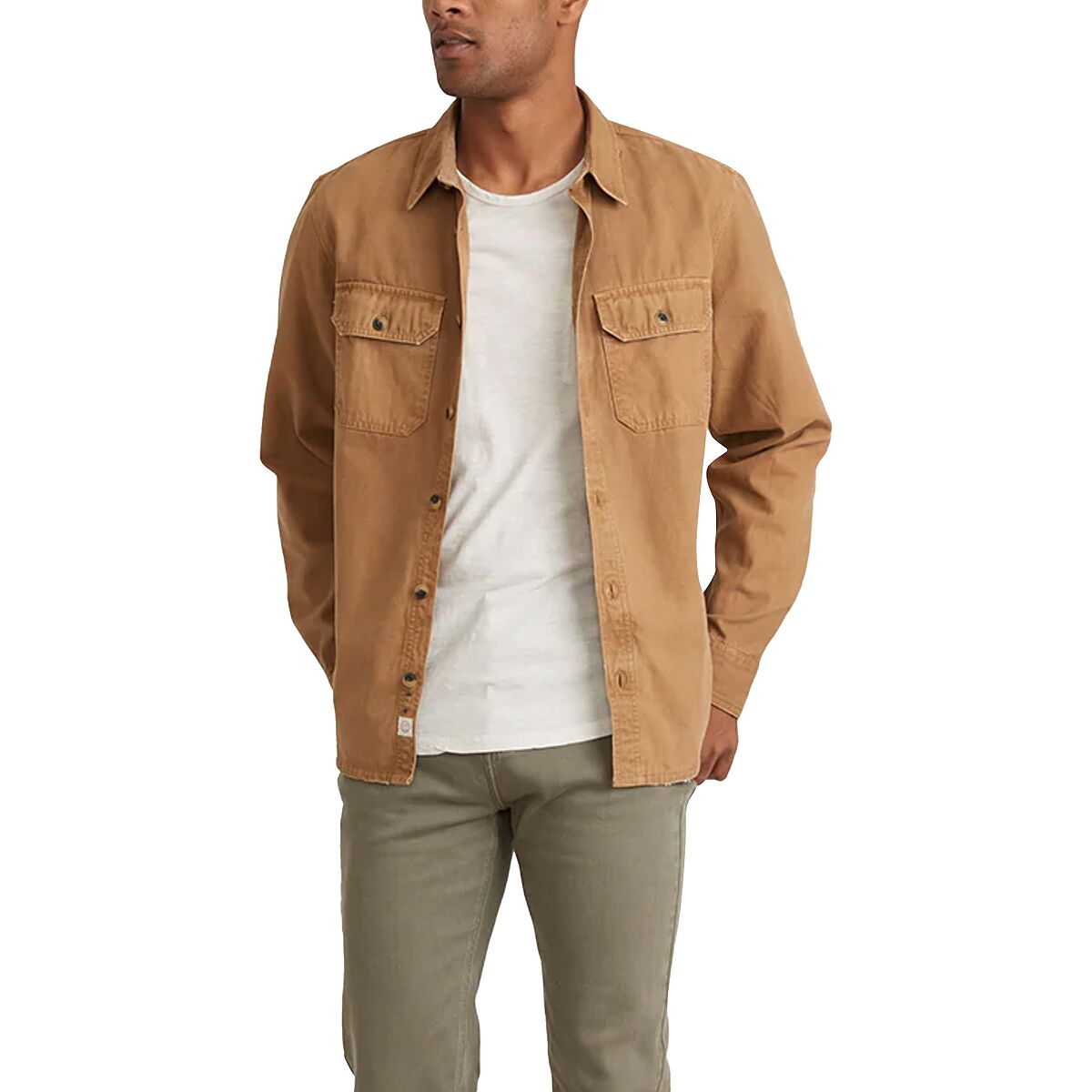 Marine Layer Broken In Canvas Overshirt - Men's - Clothing
