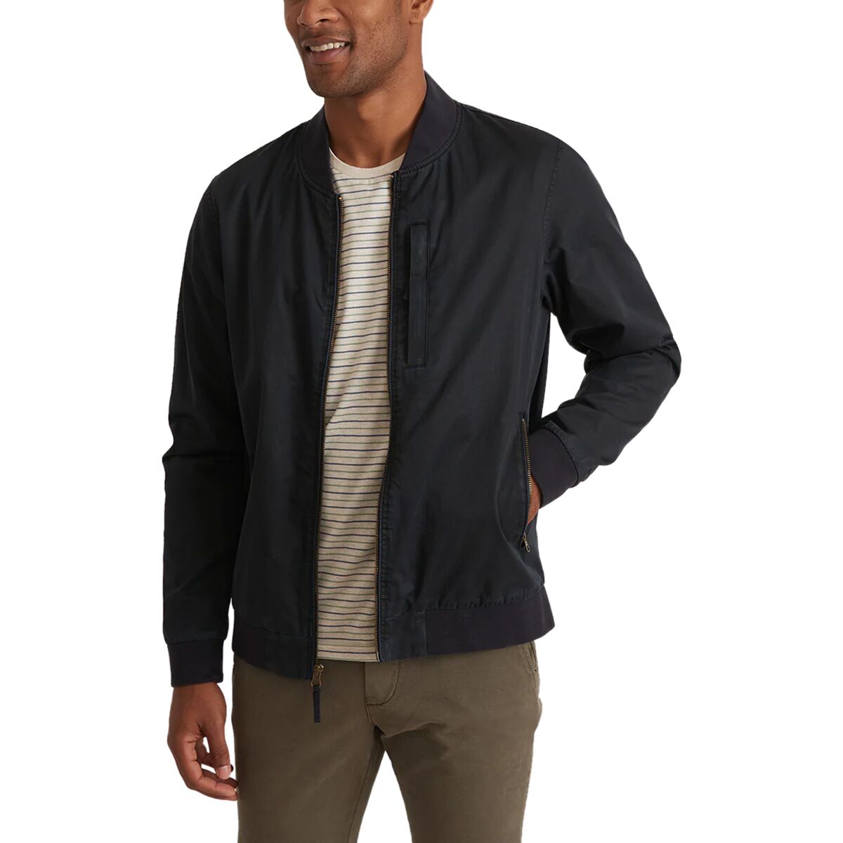 Marine Layer Dry Wax Bomber Jacket - Men's - Clothing