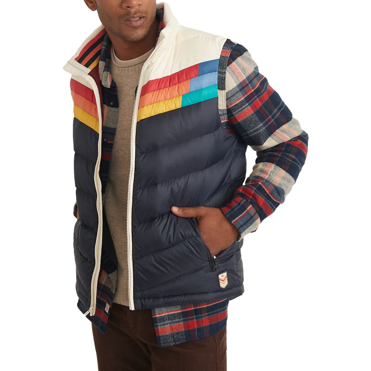 Marine Layer ML Whistler Puffer Vest - Men's - Clothing