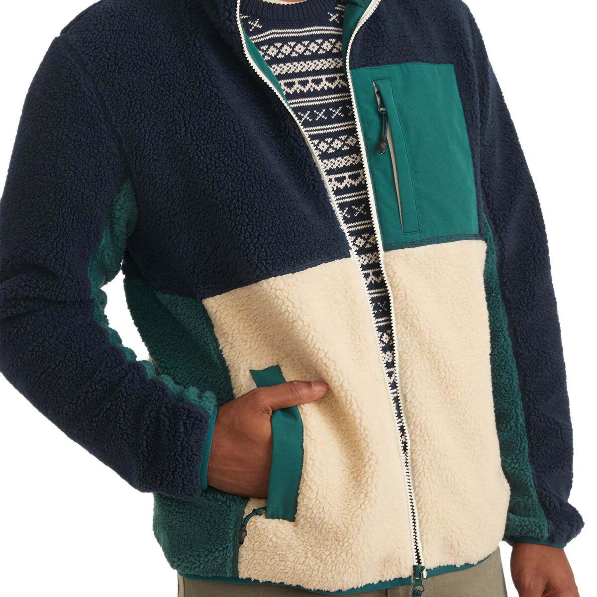 Marine Layer ML x LF Glacier Sherpa Jacket - Men's - Clothing